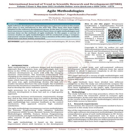 Agile Methodologies | PDF