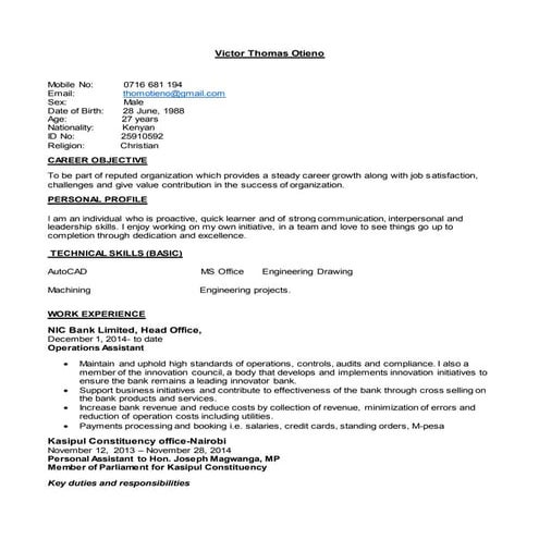 VICTOR CV-LINK | DOCX