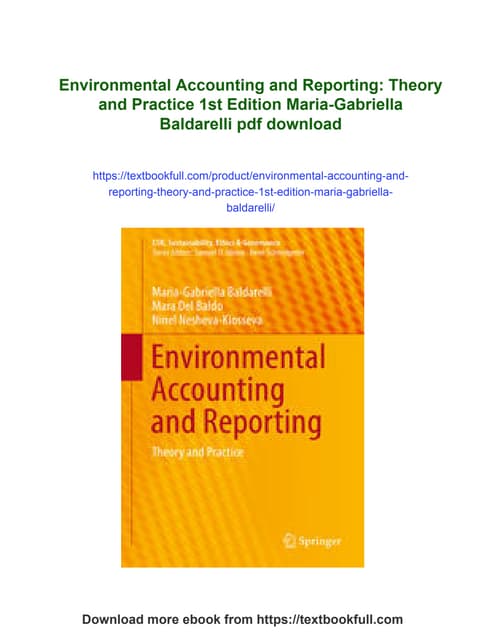 Environmental accounting | PPTX