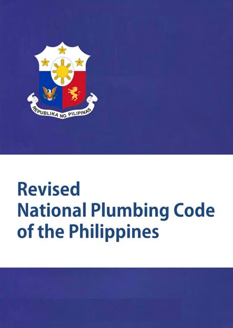 The plumbing code | DOCX