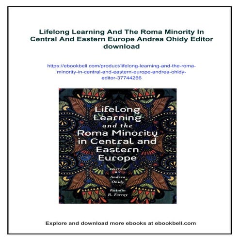 Lifelong Learning And The Roma Minority In Central And Eastern Europe ...
