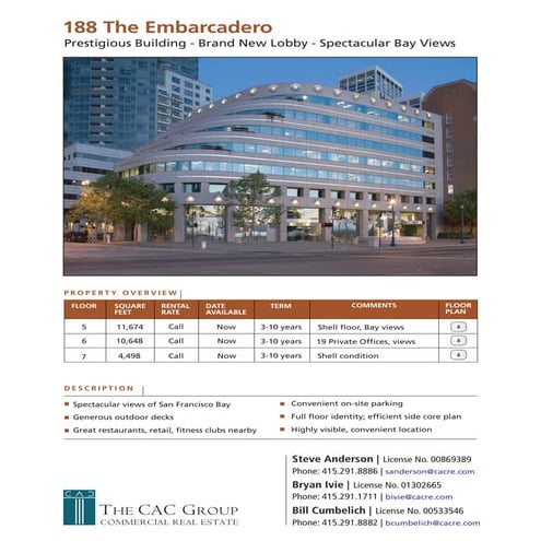 188 embarcadero | PDF