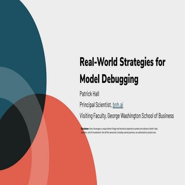 Real-world Strategies for Debugging Machine Learning Systems | PDF