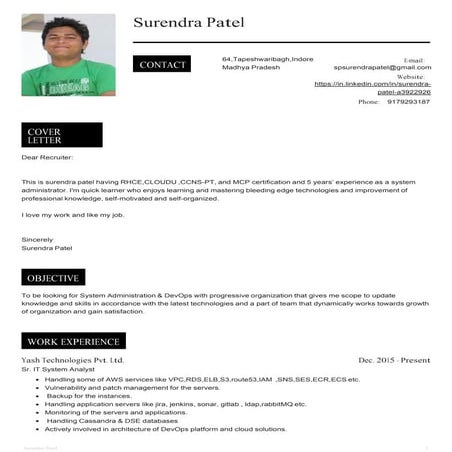 surendra-resume | PDF