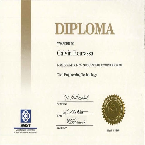Civil Engineering Technology Diploma | PDF