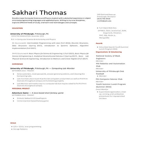 NewResume | DOCX | Programming Languages | Computing