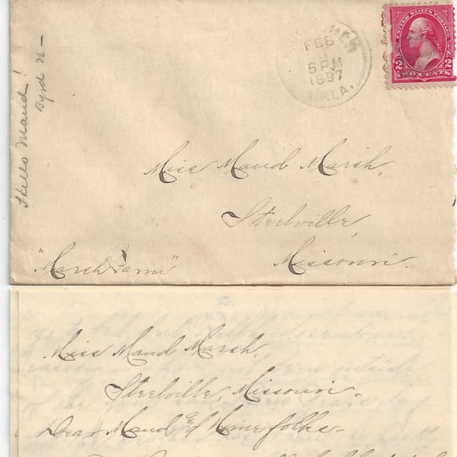 1897.2.3 ltr lula virginia marsh to maud marsh | PDF