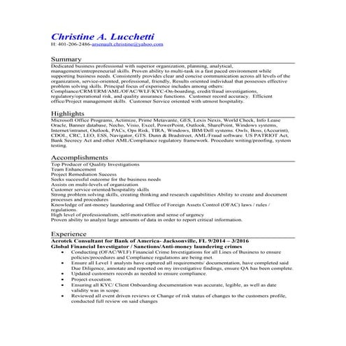 P. Swanson Resume | PDF