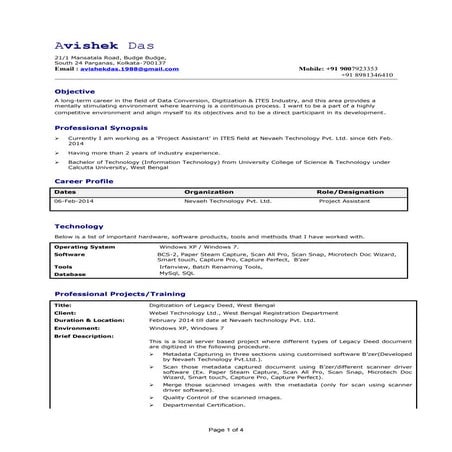 Avishek_resume | DOC