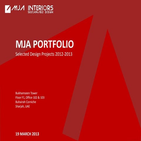 MJA Design Portfolio 2013 | PDF