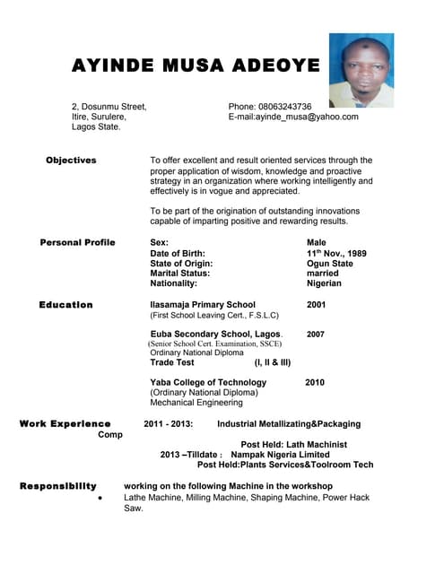 MY EDITED CV GMAIL | PDF