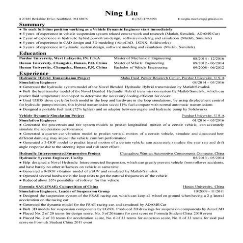 Yan Wang--Resume-20151218 | PDF