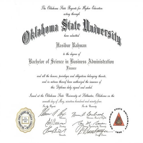 BS Finance - OSU | PPT