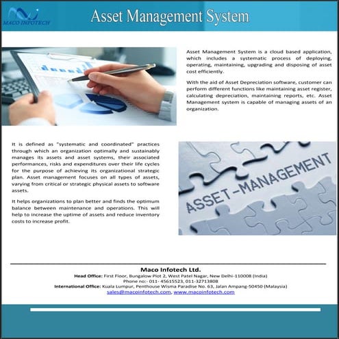 What is Asset Management System | PDF