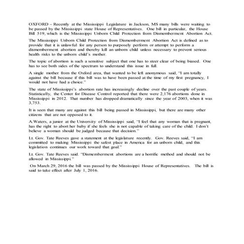 bill story 1 | DOCX