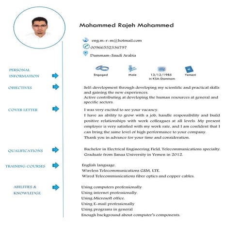 Mohammed Rajeh CV(LinkedIn) | PDF