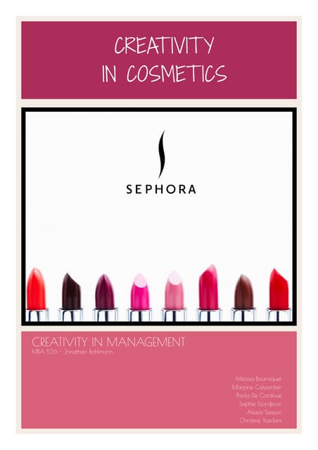 Sephora-Presentation | PDF | Grocery Shopping | Shopping