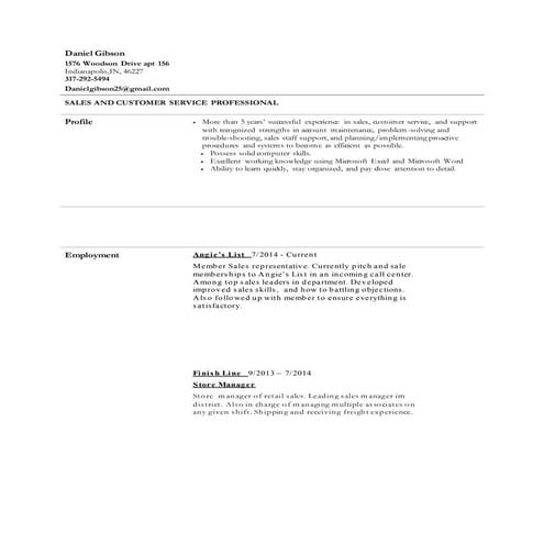 Dawn's resume | PDF