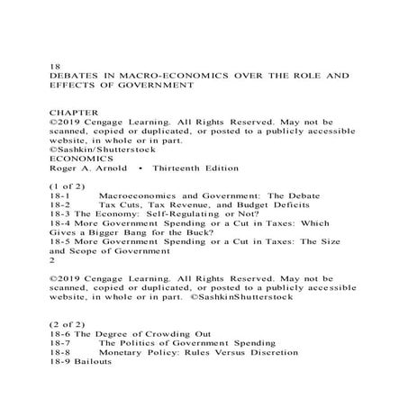 Economic Policy | PPT