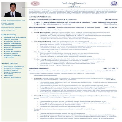 Consultant profile | DOC