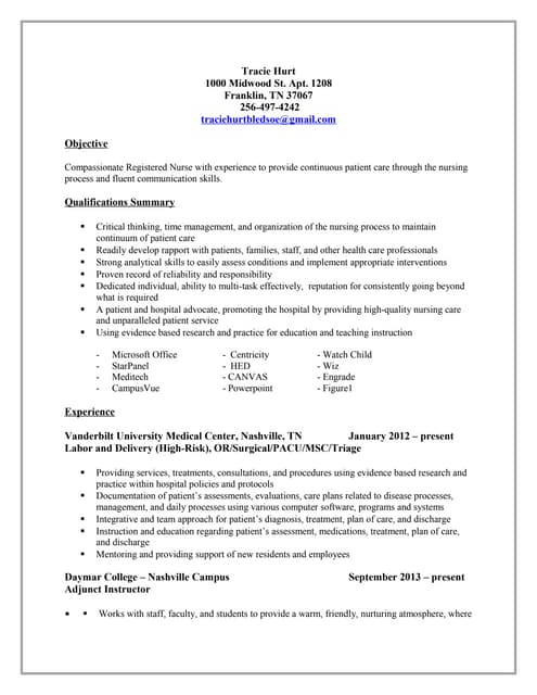 DONNA RESUME 2016 | DOCX