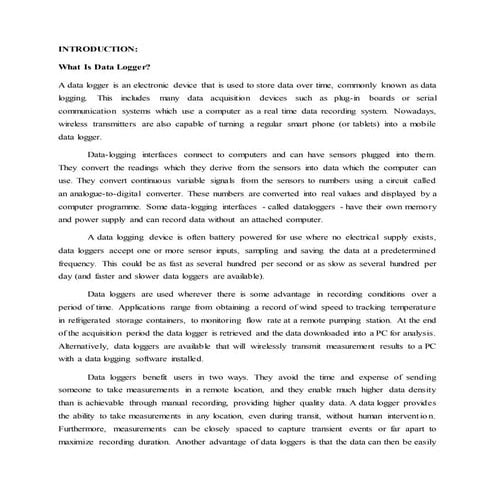 Report Data Logger Full Pdf