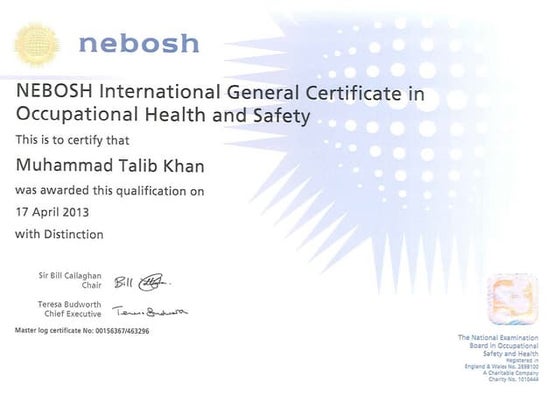 NEBOSH-IGC CERTIFICATE | PDF