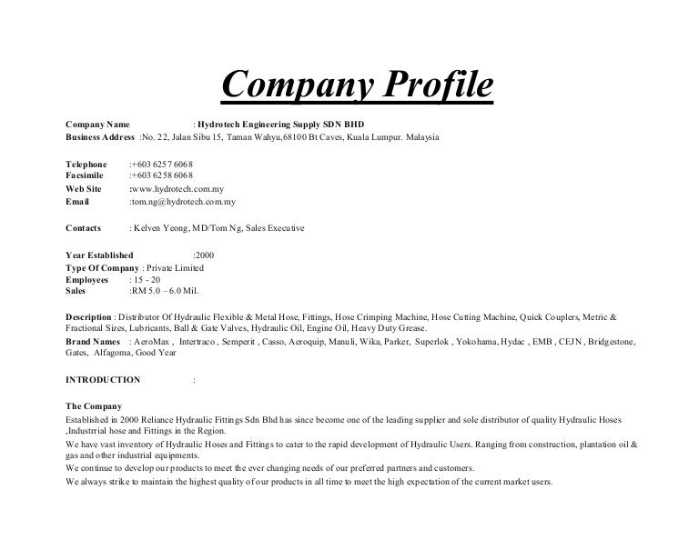 Company Profile company-profile