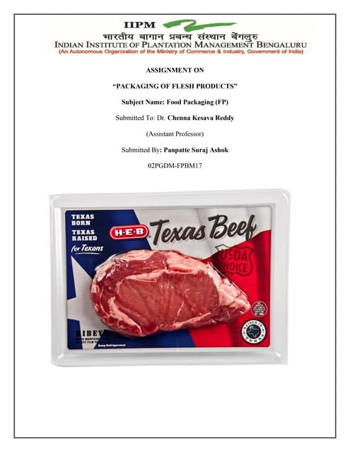 Fssai packaging & labeling | PPTX | Chemistry | Science