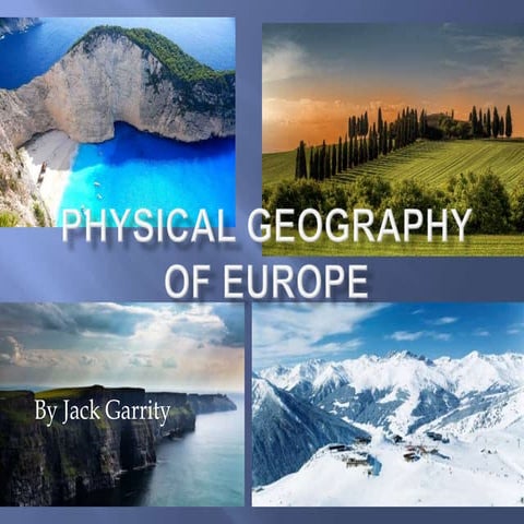 Geography of Europe with World Geography and Cultures | PPTX