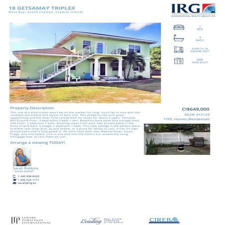 Buy 18 GETSAMAY TRIPLEX - 412129 - IRG Cayman | PDF