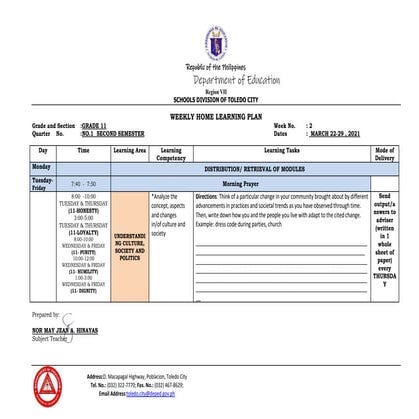 18 HINAYAS march 22-26 Weekly-Home-Learning-Plan.docx