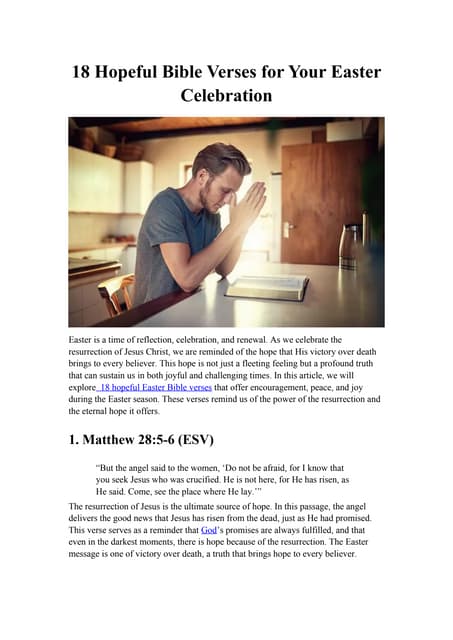 10 Easter Message Bible Verses: You Should Know.docx