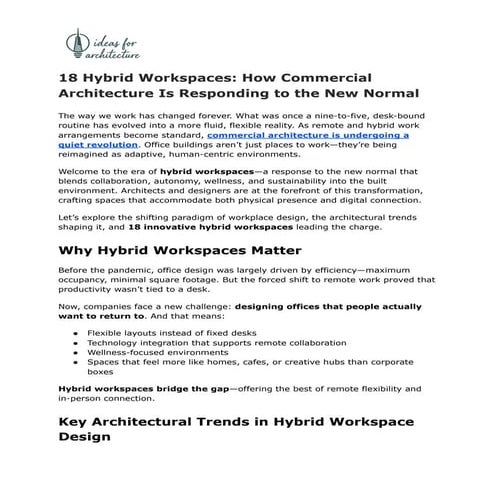 18 Hybrid Workspaces_ How Commercial Architecture Is Responding to the New Normal.pdf