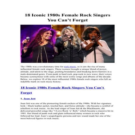 18 Iconic 1980s Female Rock Singers You Can’t Forget.docx