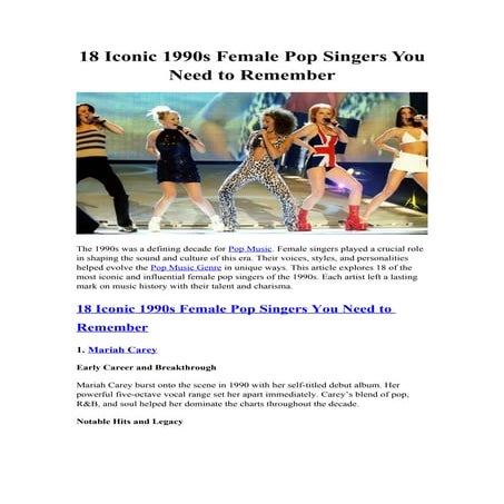 18 Iconic 1990s Female Pop Singers You Need to Remember.docx