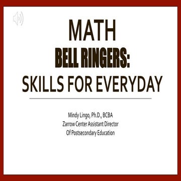 Math bell ringers_9-21-17 | PPTX