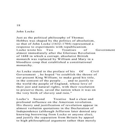 Thomas Hobbes vs. John Locke | PPTX