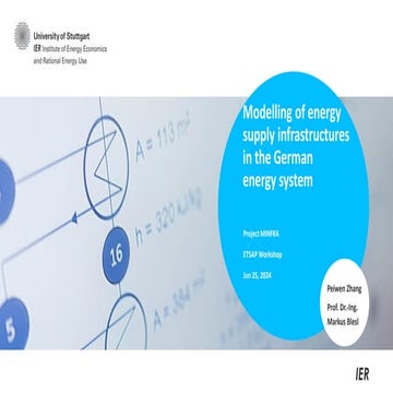 Modelling of energy supply infrastructures in the German energy system ...