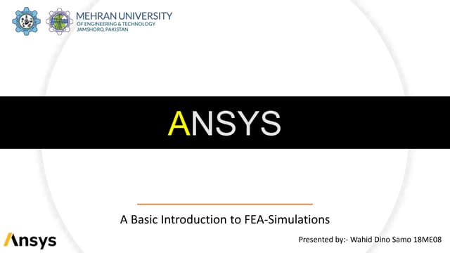 FEA MESH QUALITY PARAMETER | PPTX