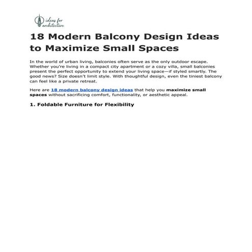18 Modern Balcony Design Ideas to Maximize Small Spaces.pdf