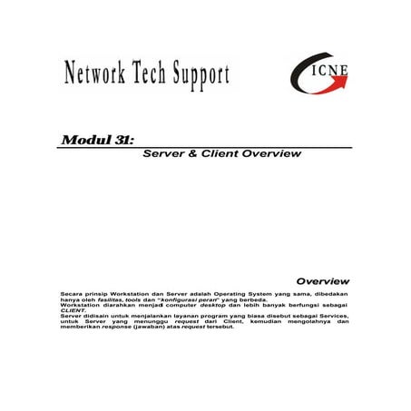 18modul 31 server-client-overview | PDF