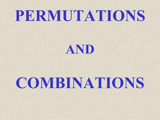 Mathematics Grade 10 Quarter 3 Module 1 Permutations | PPTX