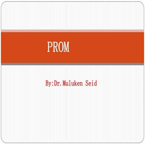 18 PROM.pdf for dentistry students of 5th yrs | PDF