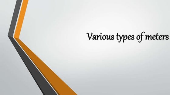 Electrical measuring instruments | PPTX | Science