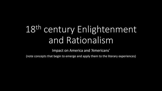 Age of sensibility | PPTX