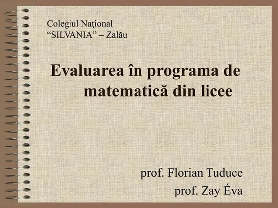 Probă de evaluare | PDF