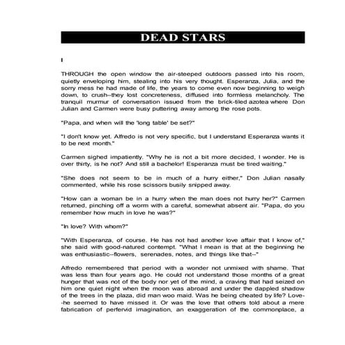Dead Stars (Full Story) | DOCX