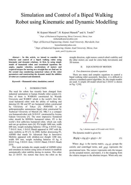 A Bionic Gait Programming Algorithm For Hexapod Robot
