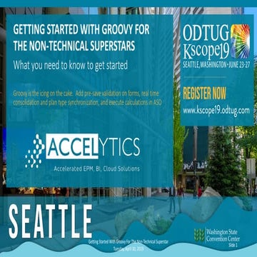 Getting Started with Groovy for the Non-Technical Superstars | PDF